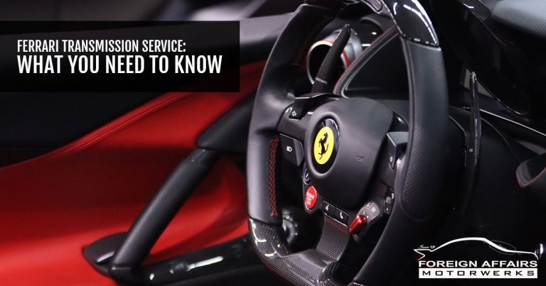 Ferrari Maintenance | Transmission Service